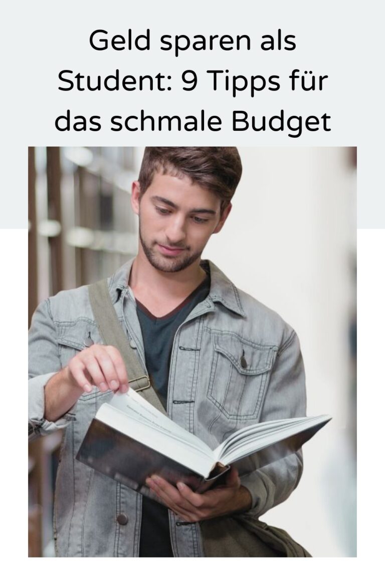 Geld sparen als Student: 9 Tipps für das schmale Budget 🍀