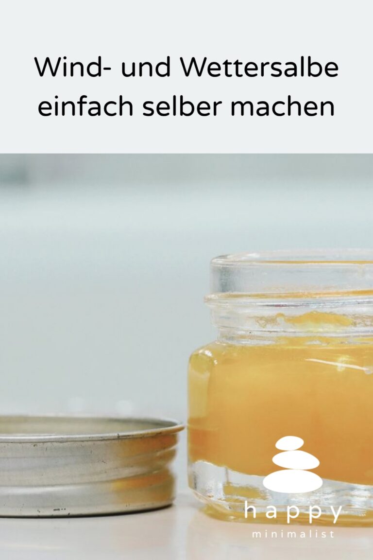 Wind- und Wettersalbe einfach selber machen 🍀